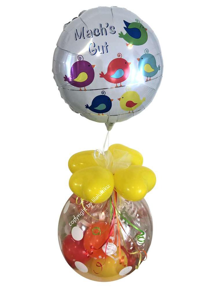 Ballongeschenk Abschied Verabschiedung Mach's gut Rente, Ruhestand ...
